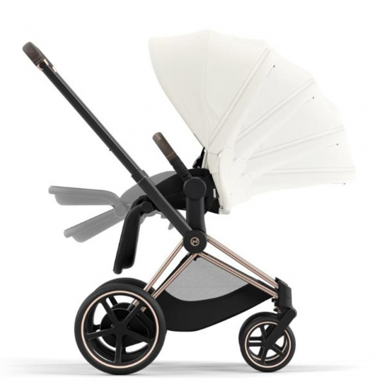 Cybex E-Priam 2024, Off White | Barnevogner