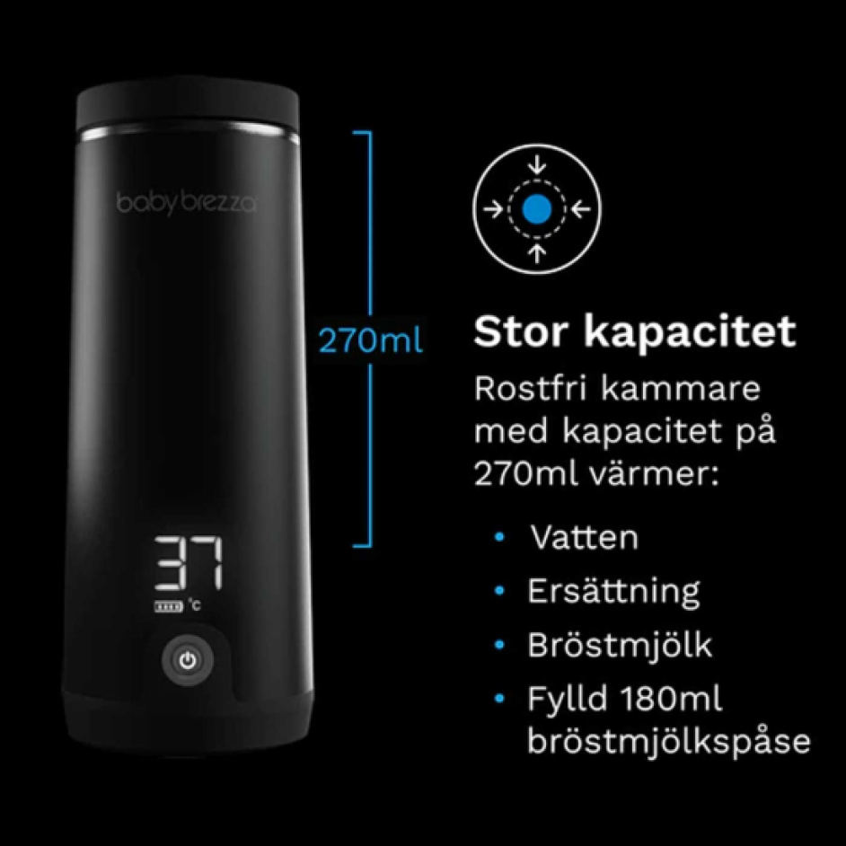 kjøp Baby Brezza Superfast Portable Warmer BLACK Edition